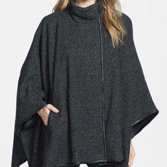 Eileen Fisher | Jackets & Coats | Eileen Fisher Nwt Tweed Cape Sm New ...